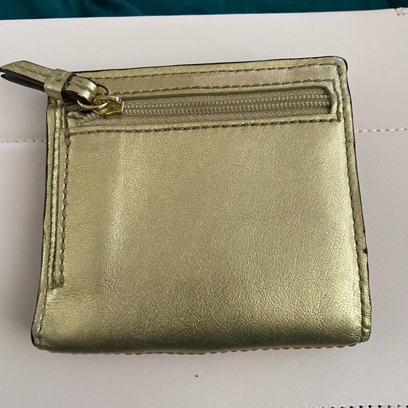 Coach | Bags | Coach Gold Wallet | Poshmark